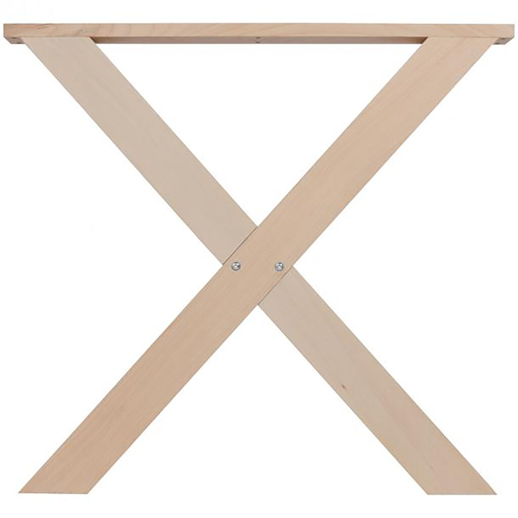 Duraline Wood Table Legs X-style - Peppermill Home