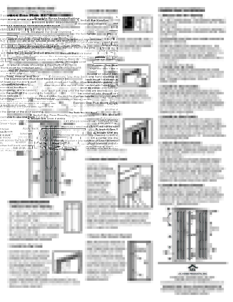 Step-by-Step Installation Instructions for Folding Doors