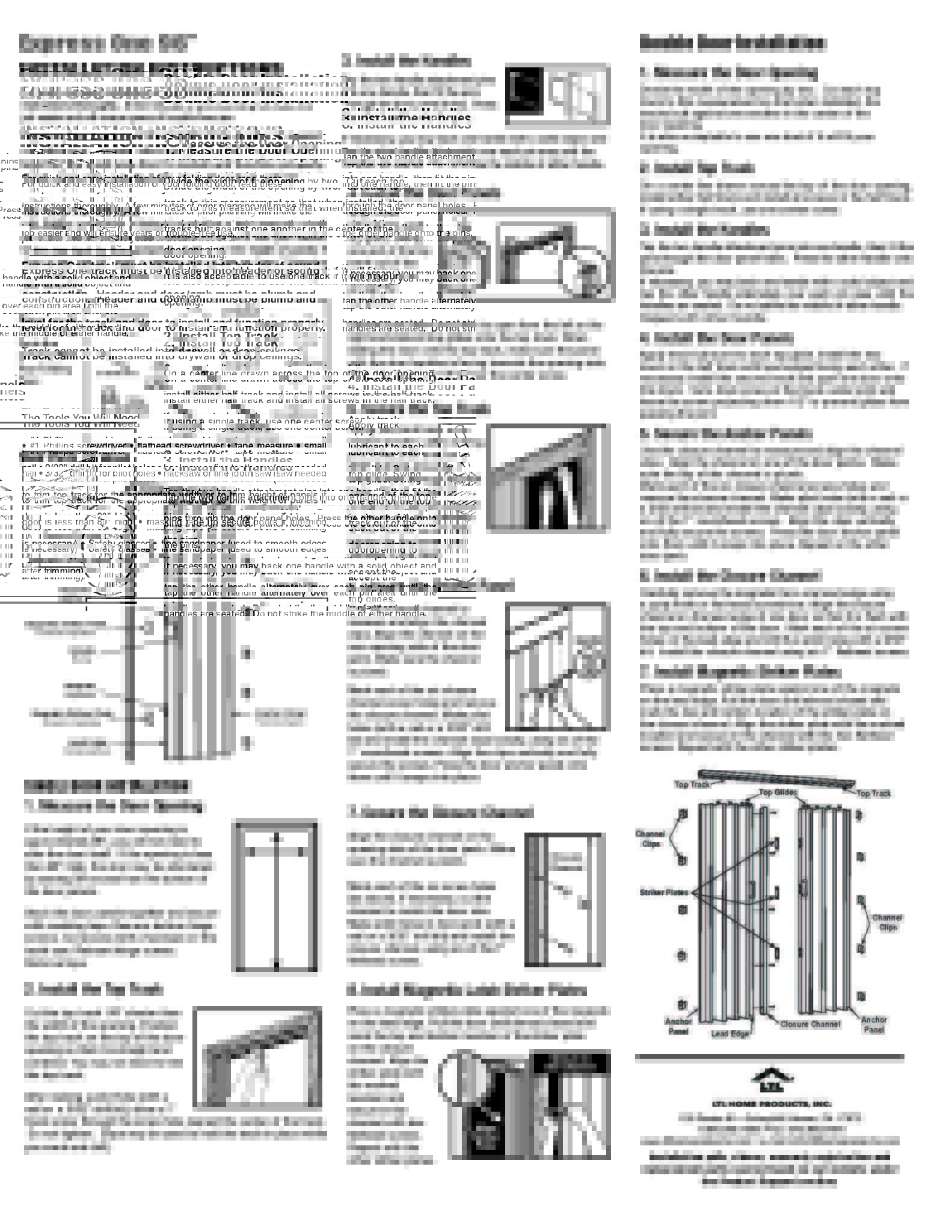 Step-by-Step Installation Instructions for Folding Doors