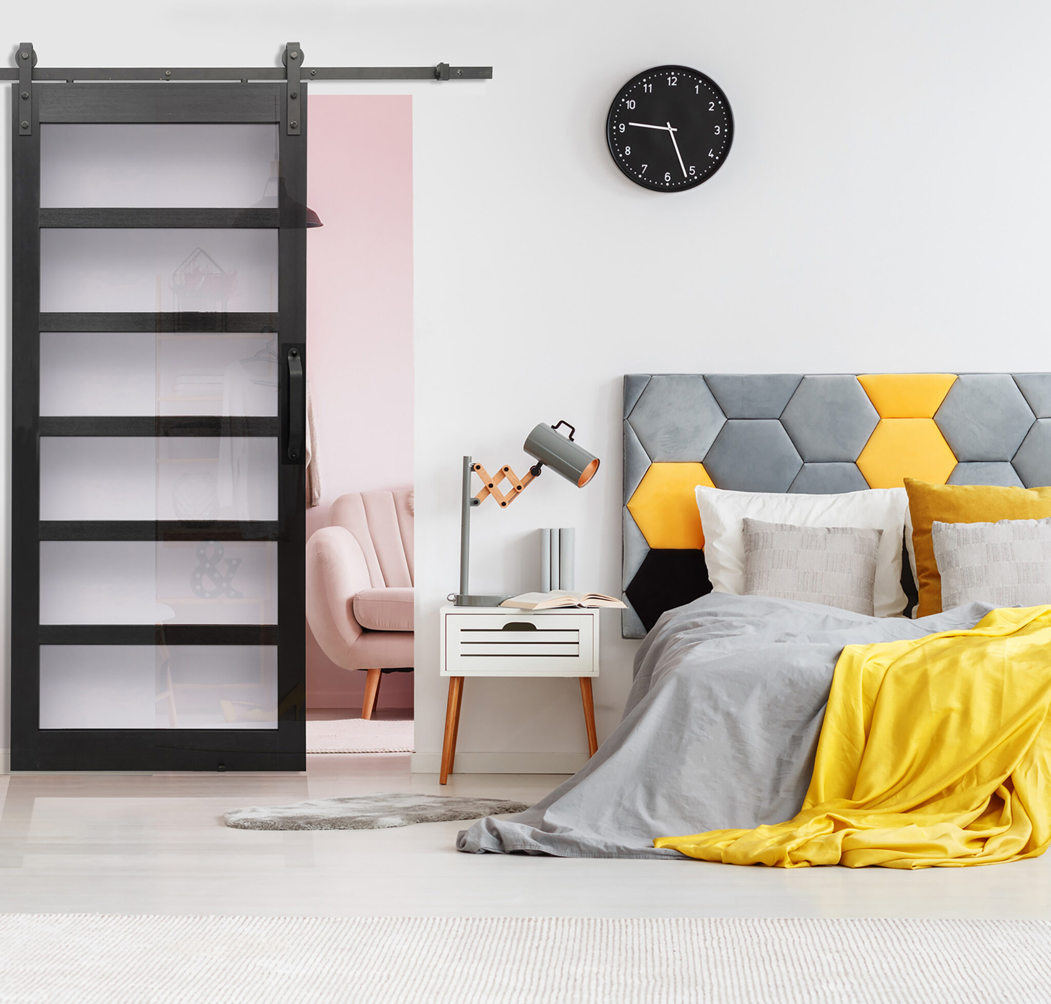 PVC Barn Doors - Sliding Vinyl Interior Door | Peppermill Home