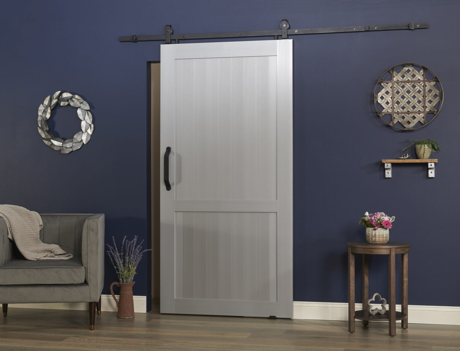 Millbrooke PVC Barn Door- H Style - Peppermill Home