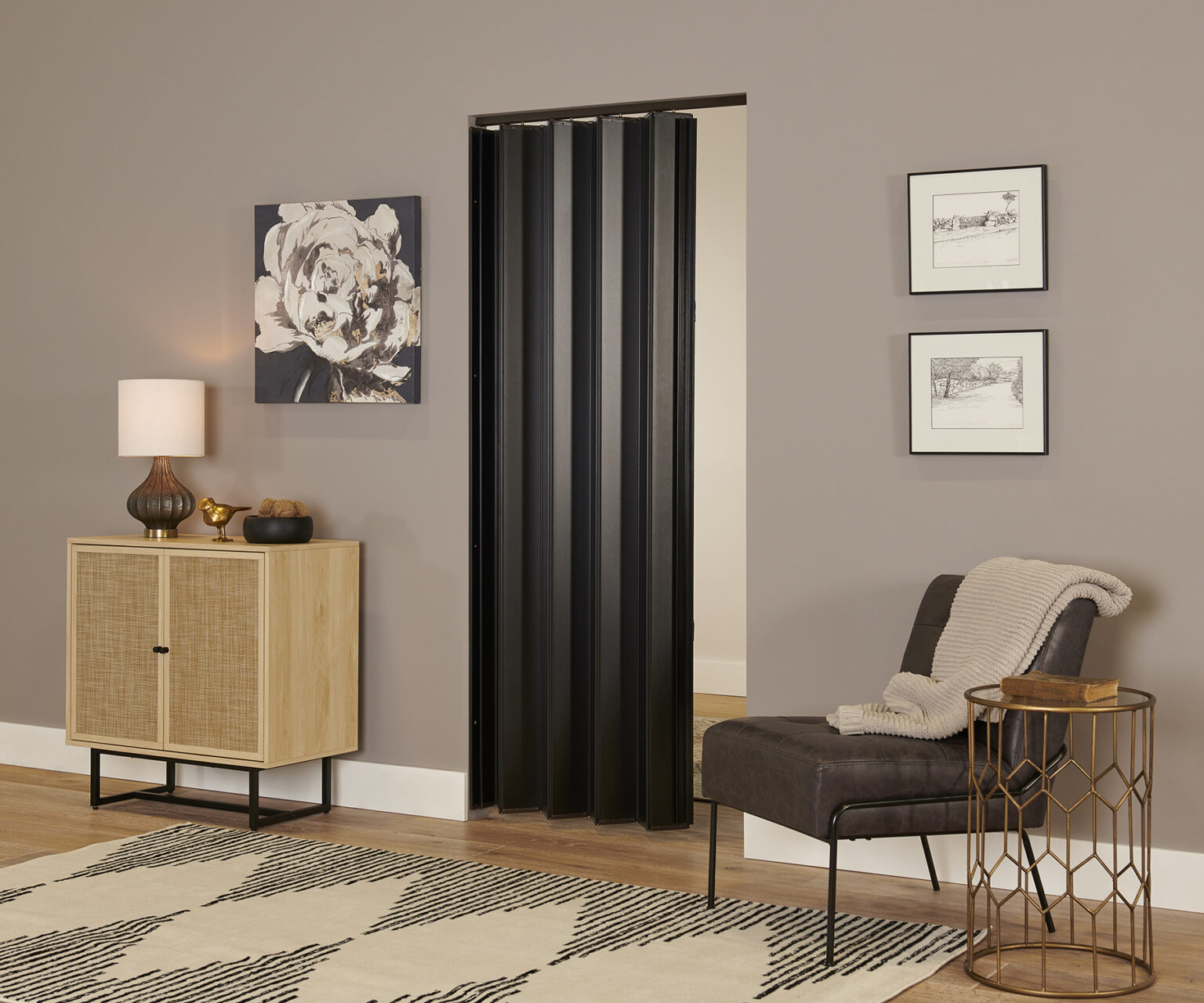 Woodshire Folding Door | Durable Accordion Style Accent Door